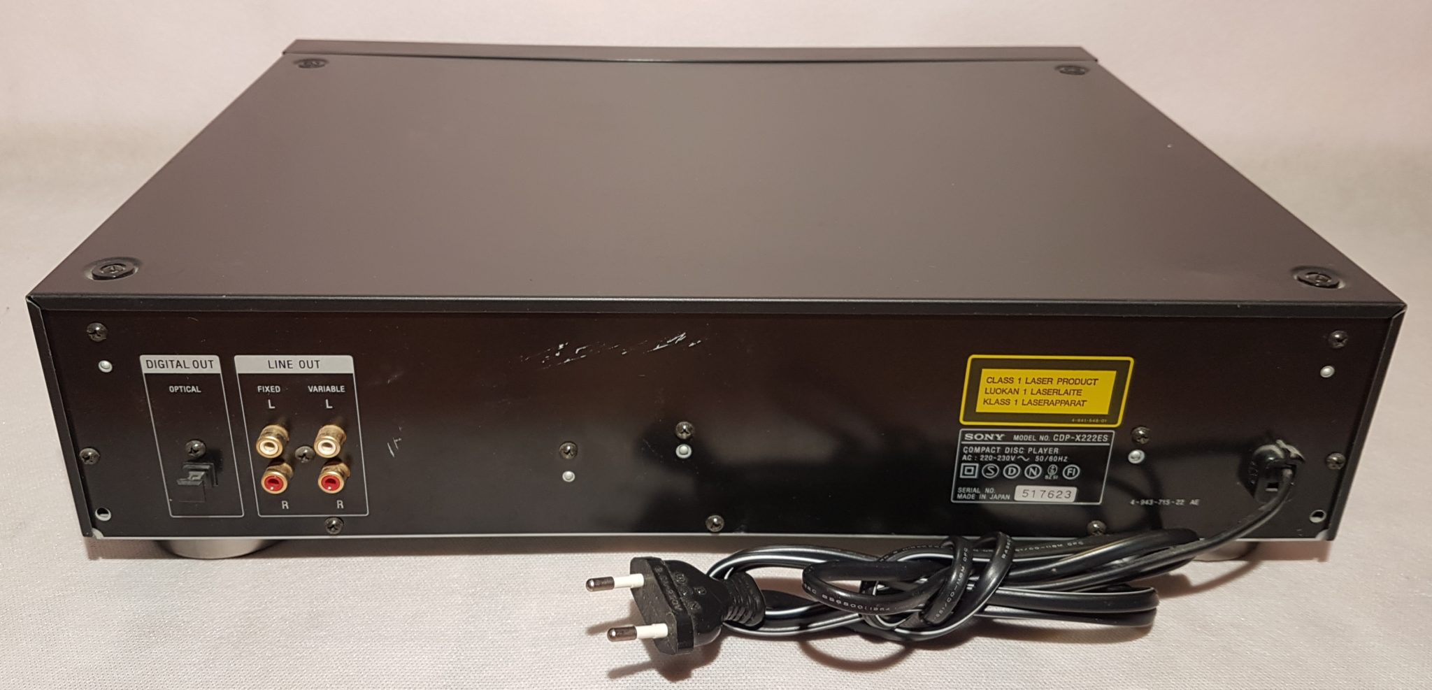 Sony CDP-X222ES – DN Audio