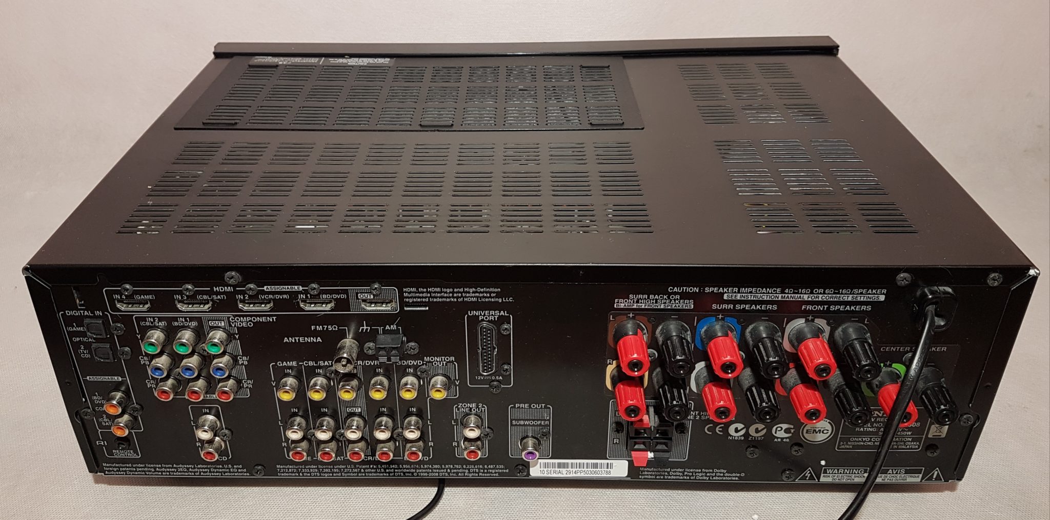 Onkyo TX-SR508 – 7.1 – DN Audio