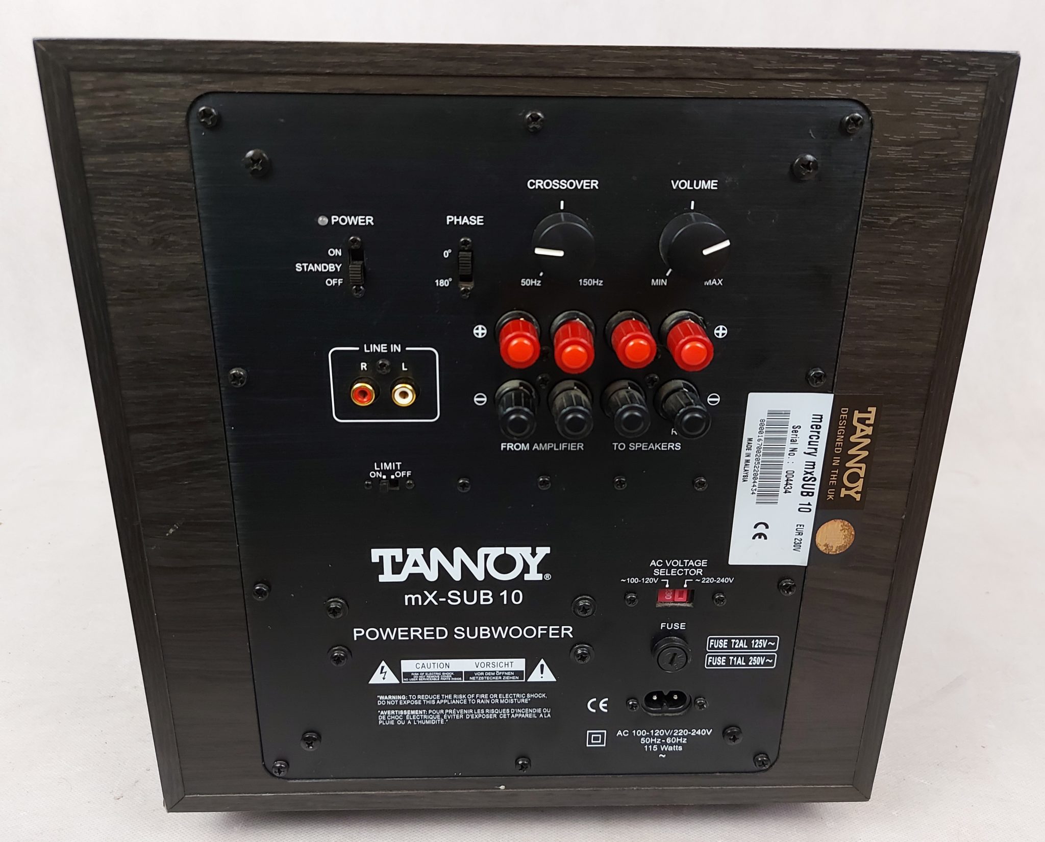 Tannoy Mercury mx-SUB 10 – DN Audio