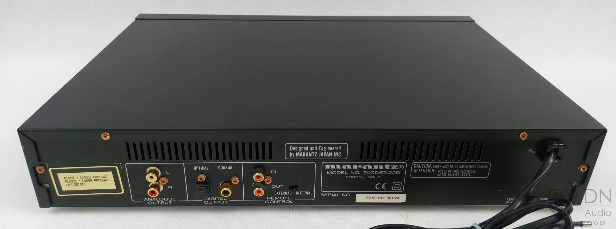 Marantz CD-67 mk2 – DN Audio