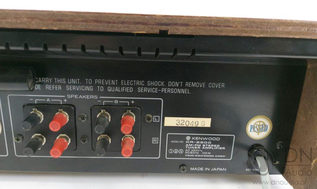 Kenwood KR-2600 – DN Audio