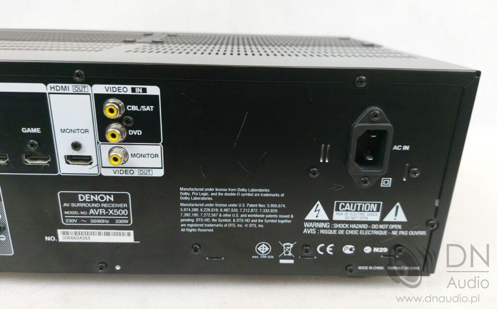 Denon AVR-X500 – DN Audio